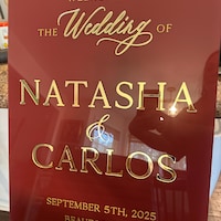 Acrylic QR Code Table Sign | Business QR Code Sign | Modern Calligraphy ...