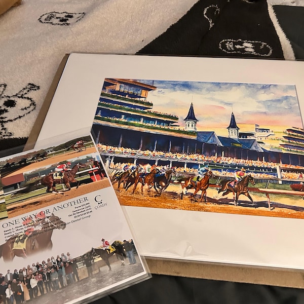 The Finishing Stride: Secretariat's Triumph Horse Racing Print, Equine ...