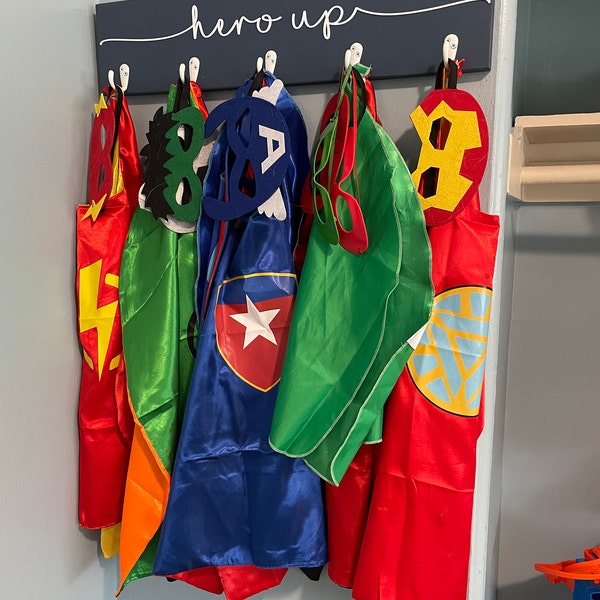 3D Kids Dress up Clothes Rack 24"| Super Hero Decor | Kids Costume Rack ...