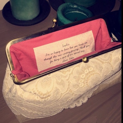 Bridesmaids Clutch Leaf Lace Gift Set Lace Bridesmaid Clutch - Etsy