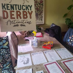 Kentucky Derby Betting Printable, Horse Race Betting Sign and Cards ...