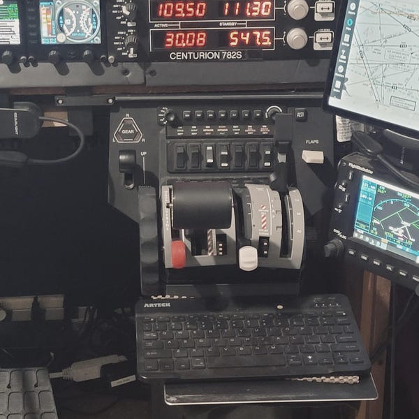 Prodesksim G58 Baron Twin Engine Piston Realistic Throttle/fuel Mixture ...