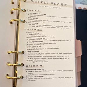 Horizons of Focus David Allen GTD CHART Planner Minimal - Etsy