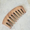 Witches Comb :) - Wide Tooth Curly Hair Walnut Comb - Handmade Comb ...