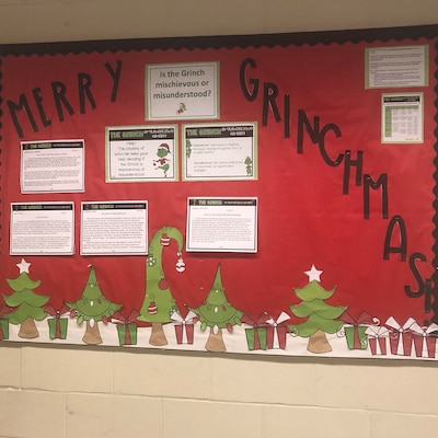 Whoville a Christmas Trees Christmas Bulletin Board Kit - Etsy