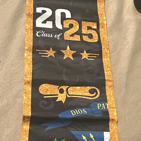 Custom Honduras Graduation Sash, Honduras American Flag Graduation Sash ...