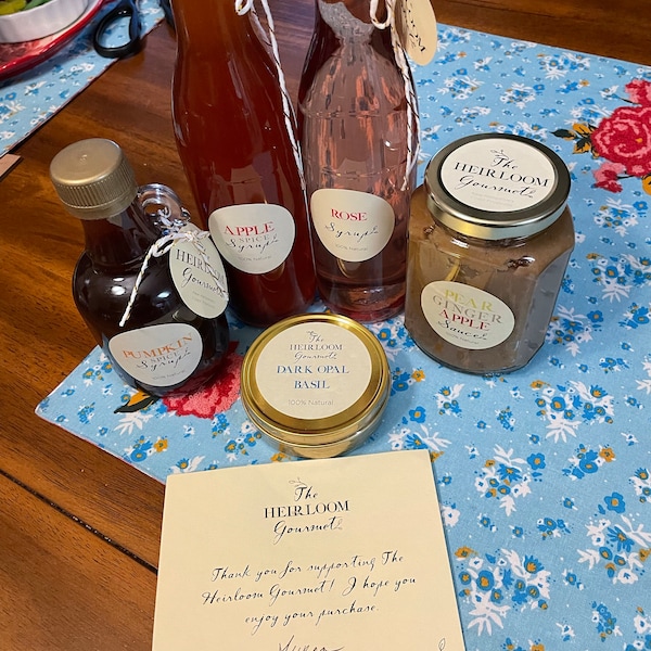 Gourmet Pear Cinnamon Vanilla Syrup // All Natural // New Hampshire ...