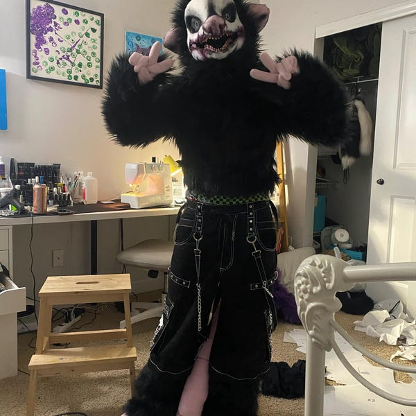 DIGITAL Tiger Tail Pattern for Fursuits & Cosplay PDF Download - Etsy