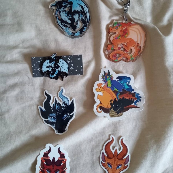 Stickers: Darkstalker Legends [wings of Fire Wof ] - Etsy