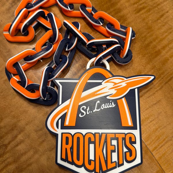 Custom 3D Printed Hype Chain Oversized Sports Fan MVP Award - Etsy