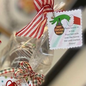 Editable Hot Coffee Bomb Tags Hot Chocolate Bomb Printable - Etsy