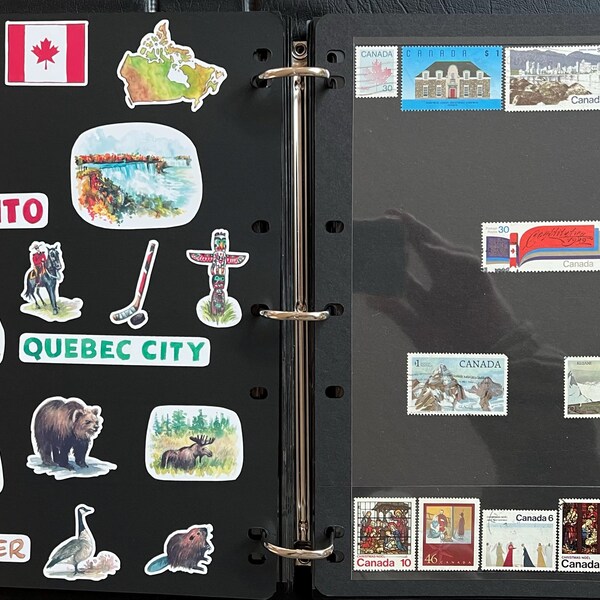 Navy Peony Breathtaking Canada Travel Stickers (29pcs) -waterproof ...