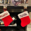 Personalized Mini Christmas Stockings, Plush Traditional Mini Stocking ...
