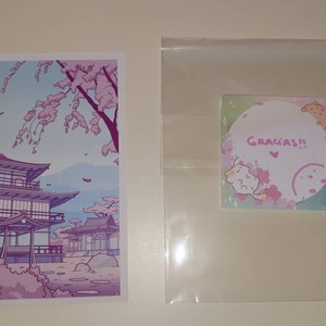 Kawaii Sticker Pack Japanese Landscapes by Kiaru | Etsy