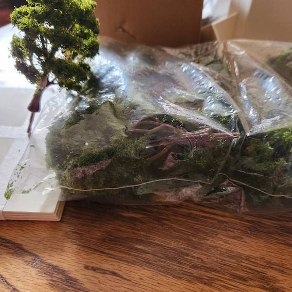 10pcs 11cm 9cm Miniature Green Tree Models Train Railway Accessories ...