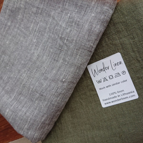 Linen Storage Bag. Washed Soft Linen Laundry Bag With Drawstring ...