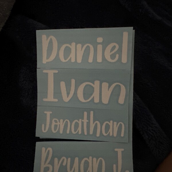 Name Decal, Stickers, Custom Stickers, Custom Name Sticker, Decals for ...