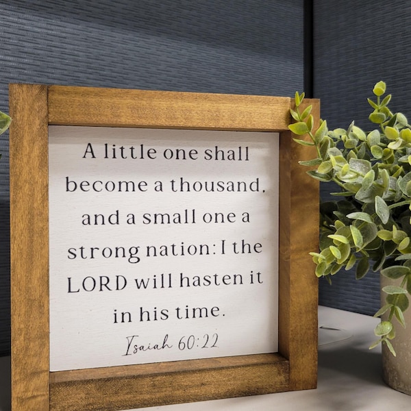 Personalized Bible Verse Sign, Custom Bible Verse Wall Art, Custom ...