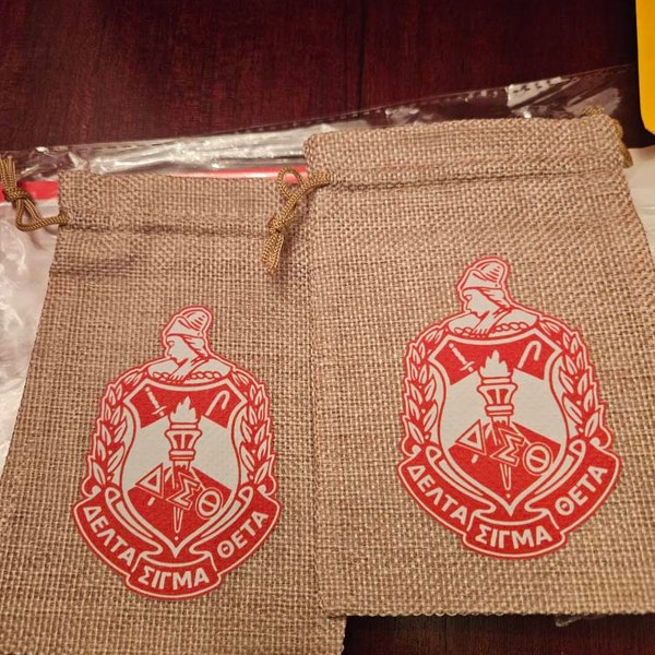 Delta Sigma Theta Gift Bags - Etsy