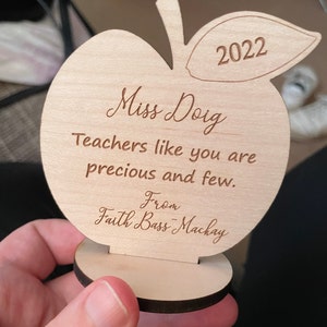 Personalised Wooden Teacher Bookmark Book Lover Reading Gift - Etsy