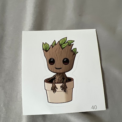 Little Groot Sticker for Your Laptop Fridge Water Bottles and More - Etsy