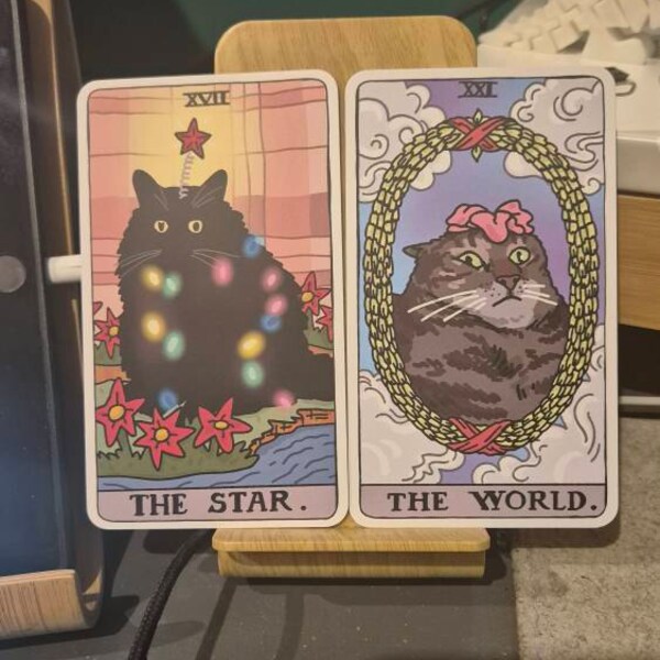 Original Cat Meme Tarot Deck 22 Major Arcana - Cat Meme Tarot, Funny ...