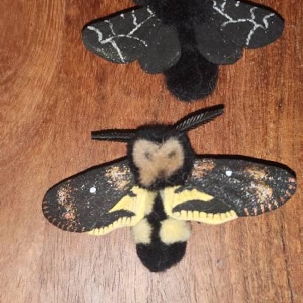 Hercules Moth , Needle Felted, Moth Figurine, Decoration, Handmade ...