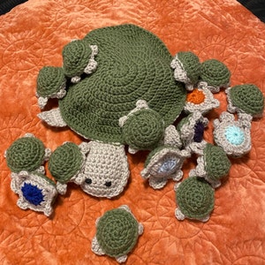 The ORIGINAL Turtle Memory Game PATTERN English Pdf ORIGINAL Stitched ...