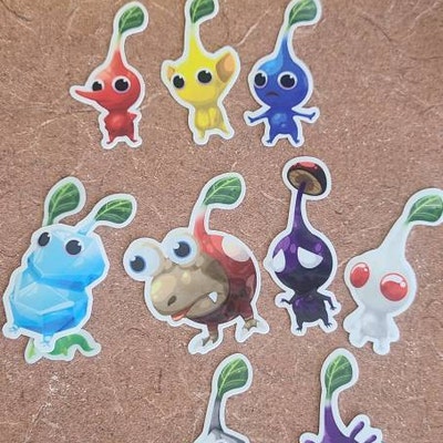 Pikmin Sticker Multi-pack - Etsy