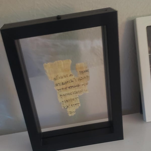 John Rylands P52 Earliest New Testament Bible Fragment Replica on ...