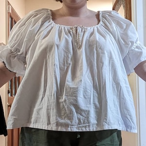 Basic Chemise Blouse Sewing Pattern 2 Sleeve Options Nightdress Pattern ...