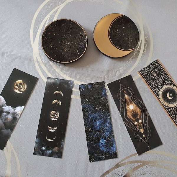Handmade Celestial Dishes, Witchy Trinket Dish, Crystal Dish, Small ...