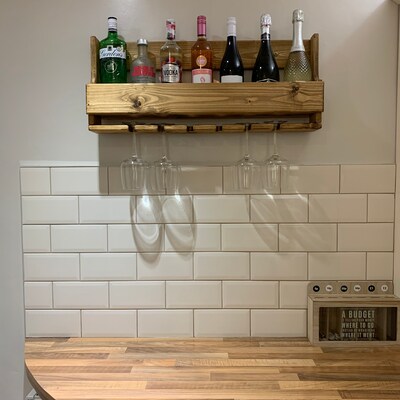 Rustic Drinks Rack, Wine, Vodka, Gin, Prosecco, Champagne, Drinks ...