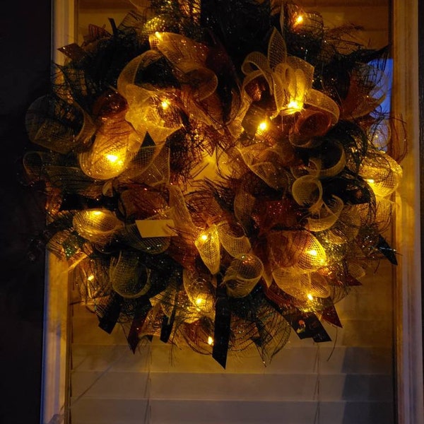 Green Bay Packers Inspired Wreath Packers Wreath Green Bay Wreath Front ...