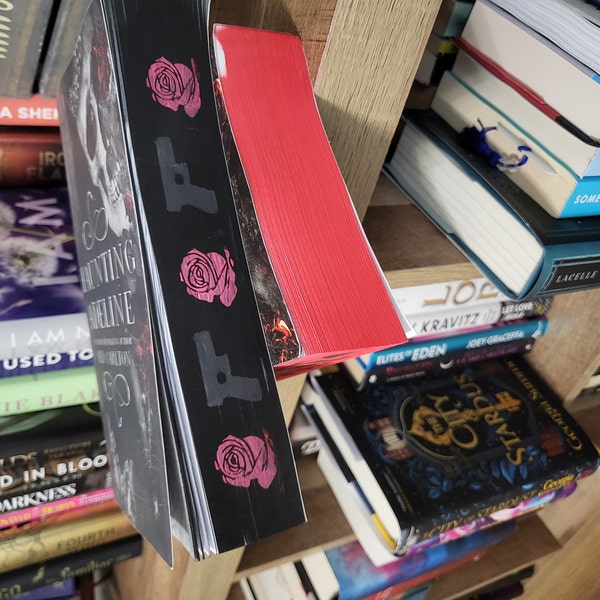 Haunting Adeline Red Painted Edges Cat and Mouse Duet Book, Custom ...