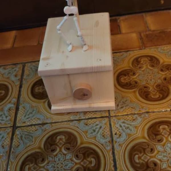 Shrimp Playing the Trumpet, Wooden Automaton - Etsy