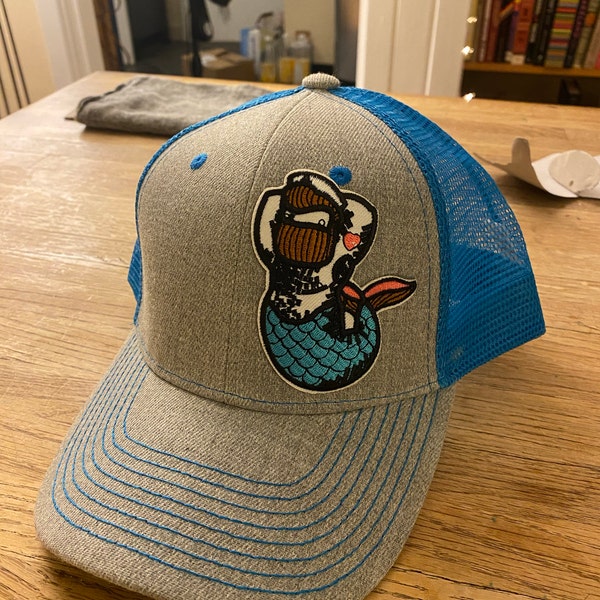 Sexy Hunk Merman Sailor With Beard Embroidered Tactical Patch Sexy ...