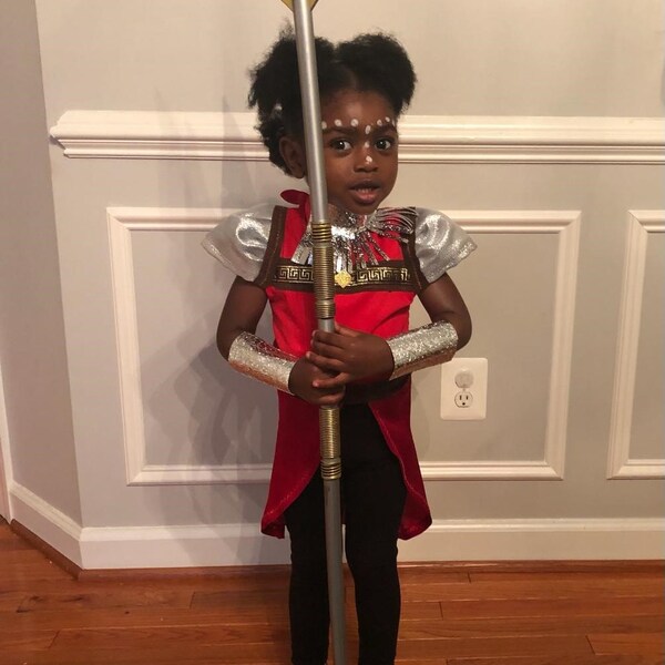 Cosplay Toddler Wakanda Warrior Costume. (girls) - Etsy