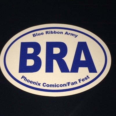 Blue Ribbon Army Car Decal - Etsy