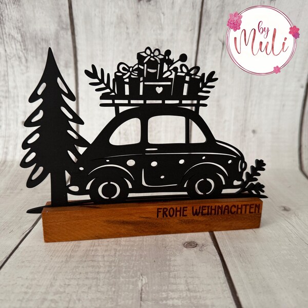 Plotterdatei Laserdatei Schriftzug Winterzauber Stern Rentier SVG Weihnachten Klötzchen Cricut ...