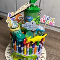 Schuleinführung, Einschulung, Geschenke zur Schuleinführung, Schultorte, Stiftetorte, Schulkind ...