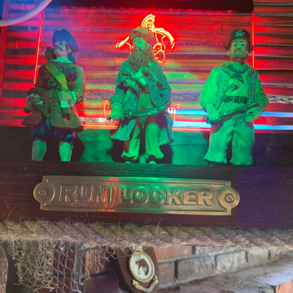 Brass Door Signs - Poop Deck, Head, Screw Room, Captain, Skipper - Rum ...