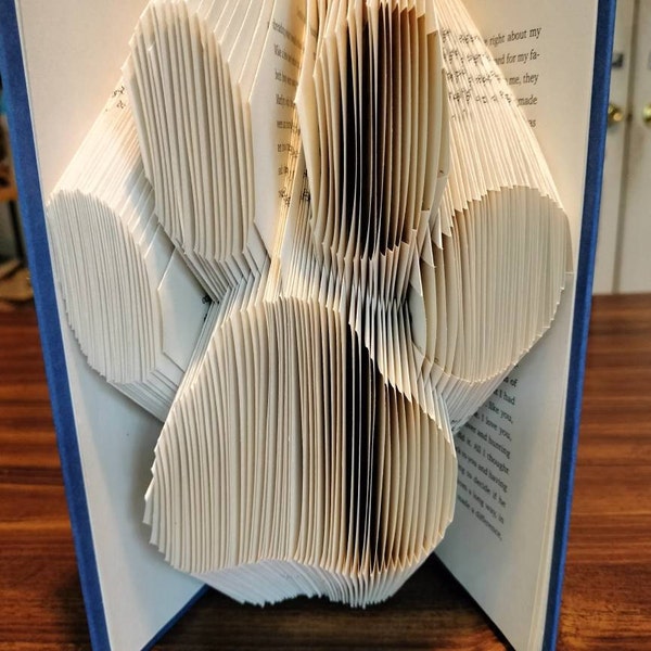 Book Folding Pattern - PAW - 3 Different Sizes Included 310, 348 and ...