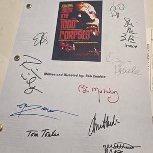 BARBIE Movie Script Signed Margot Robbie, Ryan Gosling, Will Ferrell ...