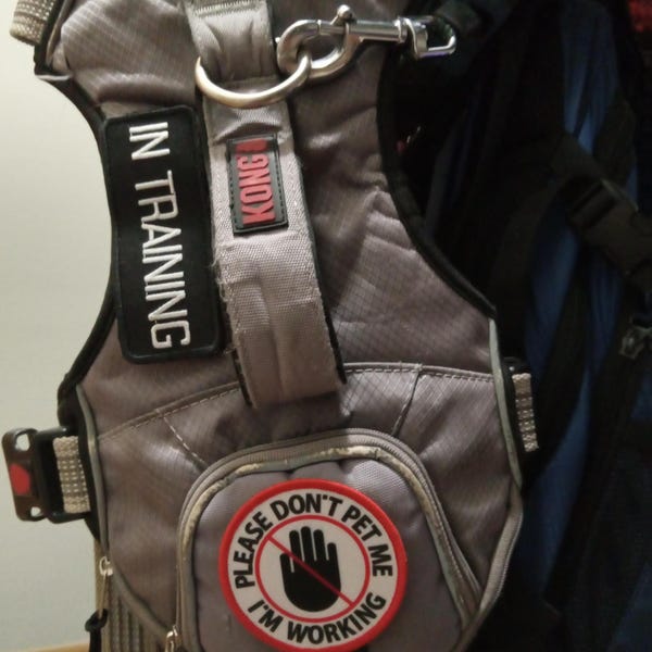 Emotional Support Animal E.S.A. Dog Harness Reflective Assistance Vest ...