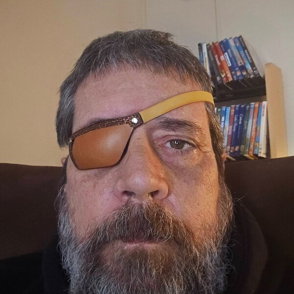 SET OF THREE Leather Eye Patch Eye Patch Man Eye Patch Woman Eye Patch ...