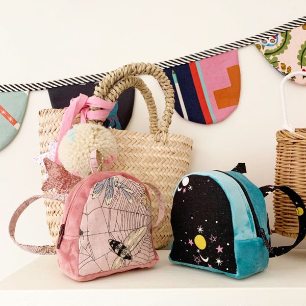 Doll Backpack, Mini Backpack Pattern, Digital Download, Backpack ...