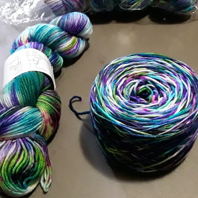 Hand Dyed Yarn Dk Weight Yarn Dk Yarn 100% Superwash Merino Merino Wool ...