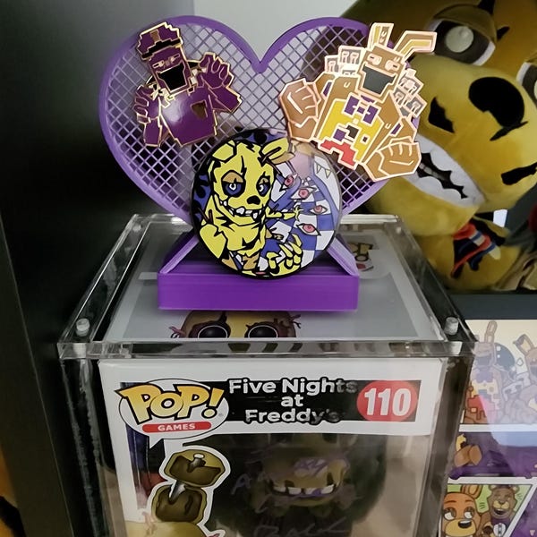 Purple Guy / William Afton / Dave Miller Five Nights at Freddy's Pin ...