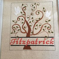 Family Tree and Mini Font Machine Embroidery Designs for Hoop 4x4, 5x7 ...